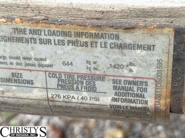 Single Axel Trailer - Christys