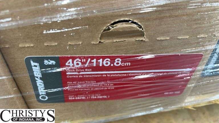 15 Boxes of 3 Troy-Bilt 46" Belts - Christys