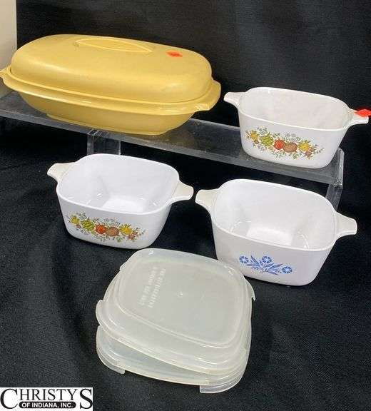 Tupperware Spaghetti Holder, Food Storage, Small Corning Wear, 2 3/4 ...