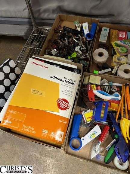 Office Supplies, Tape Guns, Paper Clips, Stapler Pullers - Christys