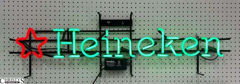Heineken Neon Sign Measures 47"x14" - Christys
