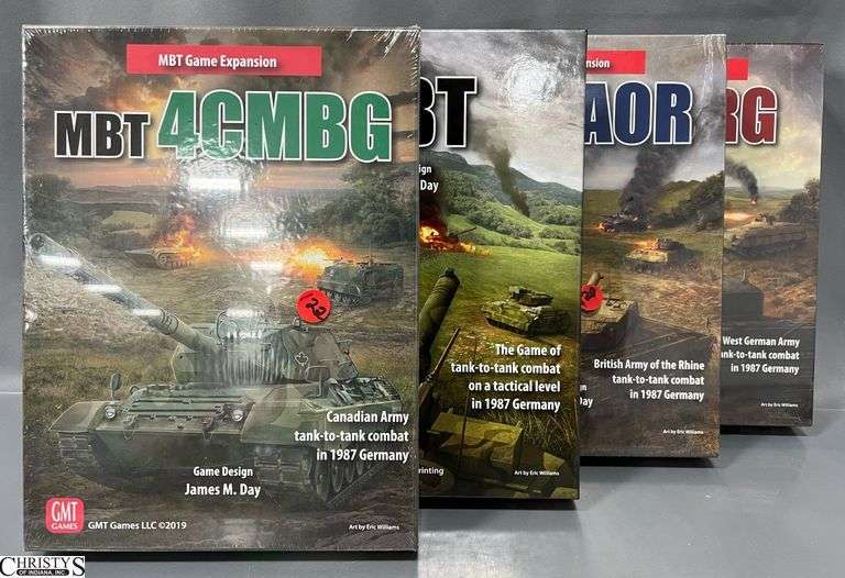 3 MBT Game Expansions New in Box- MBT 4CMBG, MBT FRG & MBT Baor and an ...