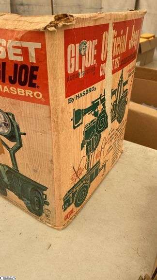 Empty GI Joe Jeep Box - Christys