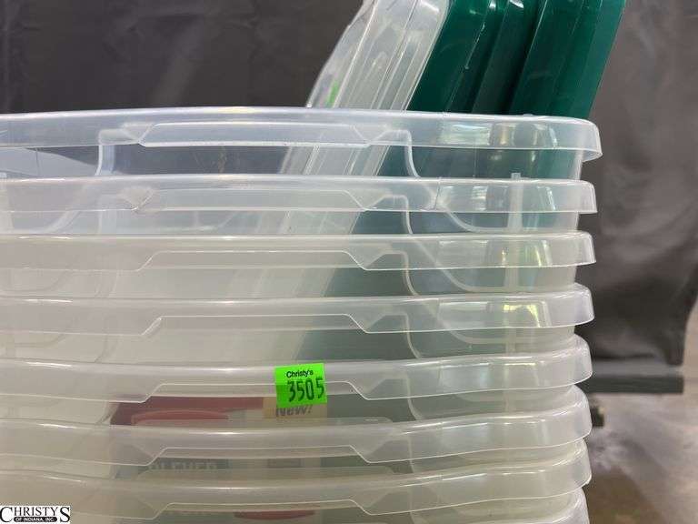 13 Empty Totes Largest 30Qts - Christys