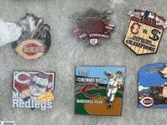 3 Display with Baseball Pins- Includes World Series Champions Pins ...