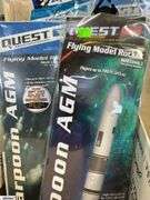 7 Quest Flying Model Rocket Sets New in Package- 3 Harpoon AGM and 4 ...