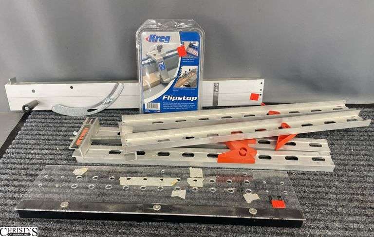 Kreg Flip Stop, Rockler Jig It Guide, Frame Clamp, Saw Guide - Christys