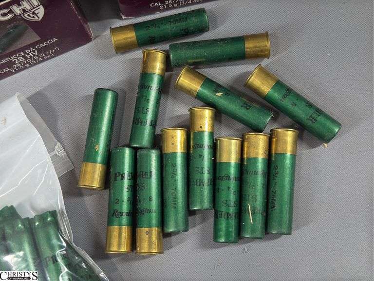 Cal. 28 Shotgun Shells. Includes 3 Boxes of Fiocchi (72 total rounds ...