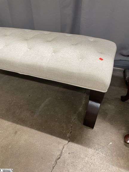 Pet Friendly Padded Bench, Missing Bolt On Leg, Has Scuffs 48x20x16 ...