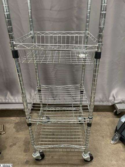 Chrome Storage Rack 16x16x57 - Christys