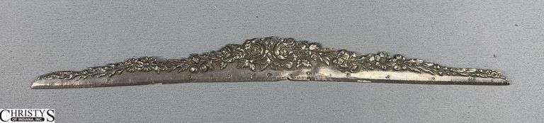 Sterling Silver Letter Opener / Ruler Marked Kirk & Son Sterling ...