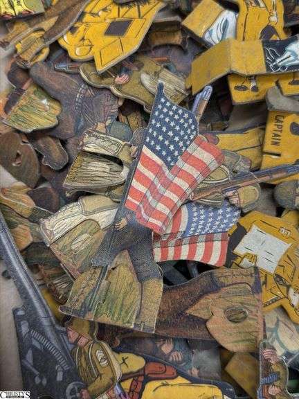 Cardboard Cut Outs, Army, Baseball - Christys