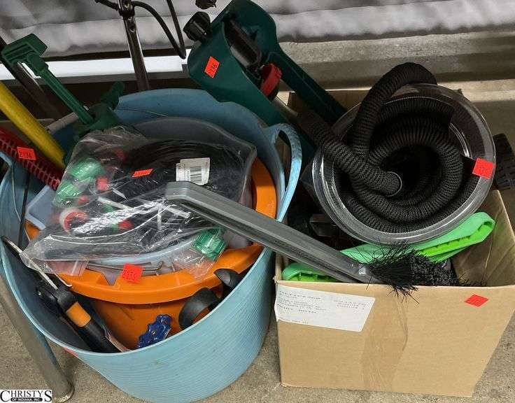 Expandable Hoses, Sprinklers, Garden Tools Buckets - Christys
