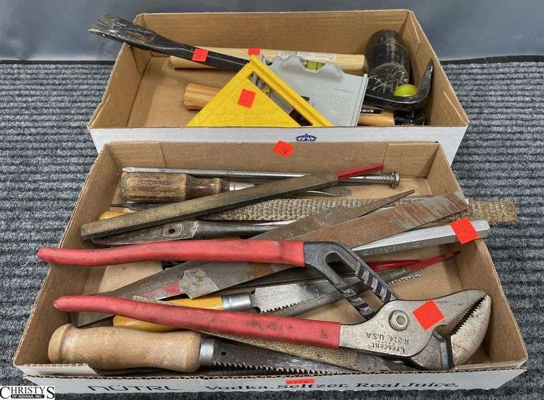 Mallets, Pry Bar, Files, Crescent Adj Wrench, Hand Tools - Christys