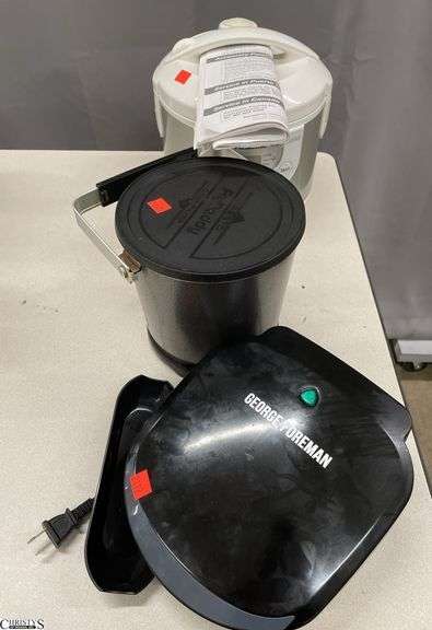 Mini George Foreman, Fry Daddy, Panasonic Cooker - Christys