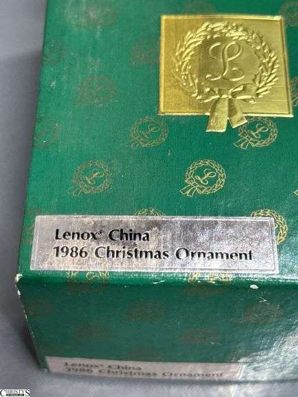 10pcs Lenox Tree Topper and Lenox Ornaments - Christys