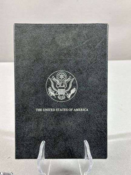 1885 Carson City Uncirculated Morgan Silver Dollar in Black/Blue ...