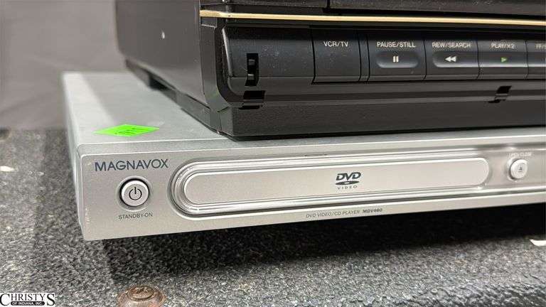 Magnavox DVD, Panasonic VHS - Christys