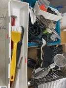 Kitchen Utensils, Knife Block, Oneida Stainless Measuring Cups, Grater ...