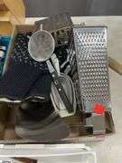Kitchen Utensils, Knife Block, Oneida Stainless Measuring Cups, Grater ...