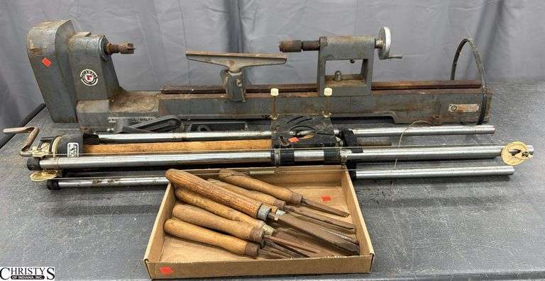 Rockwell Lathe Parts, Sears Router Guide, Rusty Lathe Chisels - Christys
