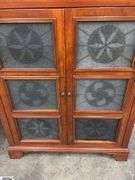 2 Door Console Media Cabinet Pie Safe Motif Lexington 44x22x52 - Christys