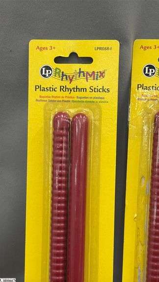 LP Rhythm Mix Plastic Rhythm Sticks - Lot of 3 - Christys