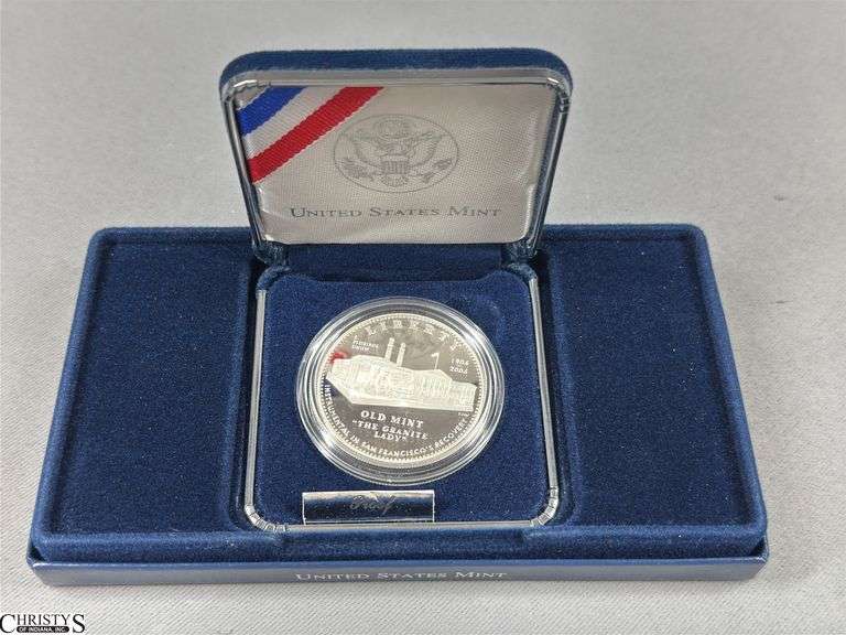 U.S. Mint 2006 San Francisco Old Mint Proof Silver Dollar in Box with ...