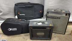 Speaker Boxes, Empty Zippered Instrument Cases - Christys