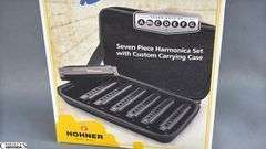 Hohner Piedmont Blues Harmonica Set - Seven Keys - Christys