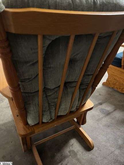 Wooden Platform Rocking Chair 25x26x37" - Christys