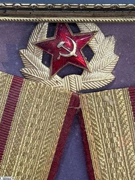 Soviet Union Russia Pin, 2 Military Style Badge Pieces - 2" of pin ...