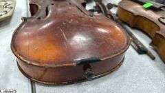 3 Damaged And Rough Condition String Instuments - Christys