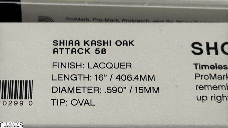 Pro-Mark Classic Attack 5B Shira Kashi Oak Drumsticks - Lot of 3 - Christys