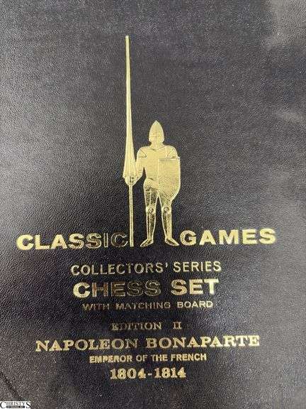 Classic Games Edition II Napoleon Bonaparte Chess Set - Christys