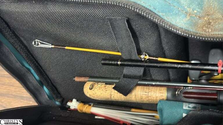 The Fishing Locker Travel Bag and 4 Fishing Poles, Zebco, Ultimate ...