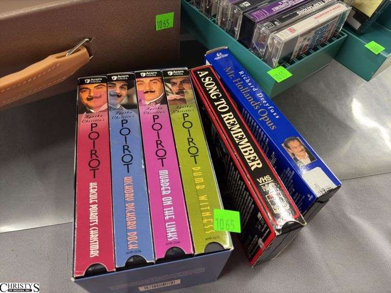 Cassette Tapes, VHS, Small Lock Box - No Key - 14" of lock box - Christys