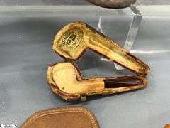 Cast Iron Shoe Molds, Wallets, Brass Shoe Horn, Pipes With Cases - Christys