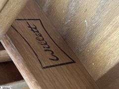 Willett Drop Front Secretary Hutch (2pcs) and Chair - 36" x 20"x 70" of ...