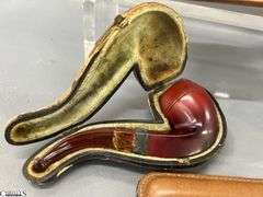 Cast Iron Shoe Molds, Wallets, Brass Shoe Horn, Pipes With Cases - Christys