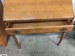 Willett Drop Front Secretary Hutch (2pcs) and Chair - 36" x 20"x 70" of ...