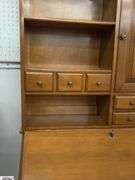 Willett Drop Front Secretary Hutch (2pcs) and Chair - 36" x 20"x 70" of ...