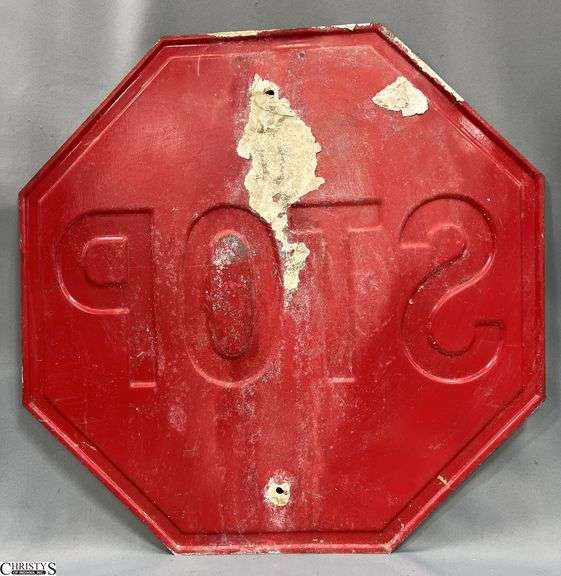Metal Stop Sign 24" - Christys