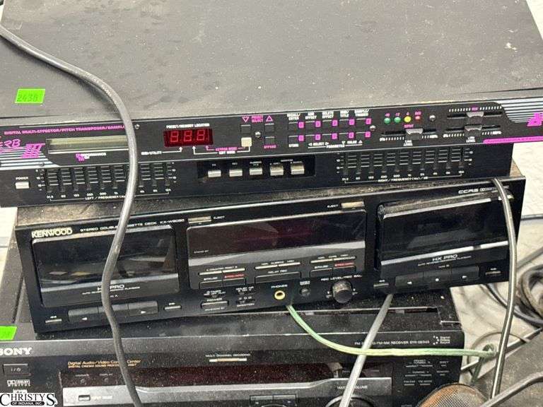 Skid of Electronics - Yamaha Tone Generator, Sony Audio Video Control ...