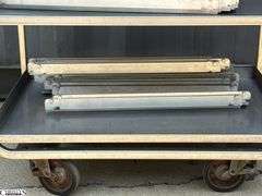 Stainless Bus Cart, Can Racks or Slat Racks, 39x22x37" - Christys