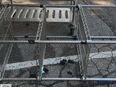 Rolling Rack, Chrome Rack on It's Side 30x18x74 - Christys