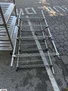 Rolling Rack, Chrome Rack on It's Side 30x18x74 - Christys