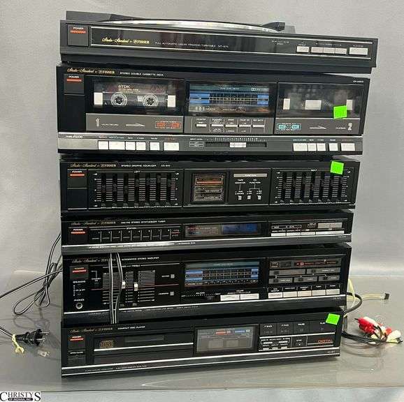 Fisher Brand Console Stereo System, Turntable, CD Player, Amplifier ...