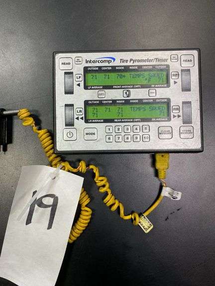 Intercomp Tire Pyrometer with Timer - Iron Horse Auction Company