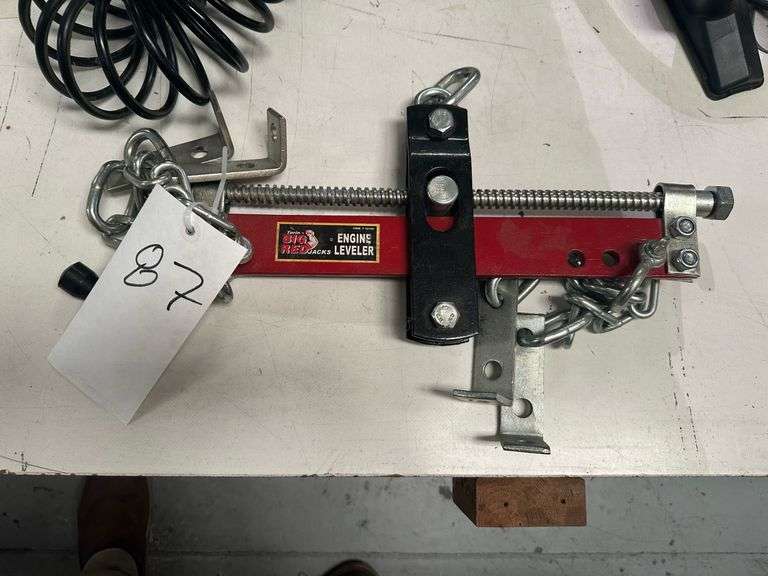 Big Red Engine Leveler - Iron Horse Auction Company